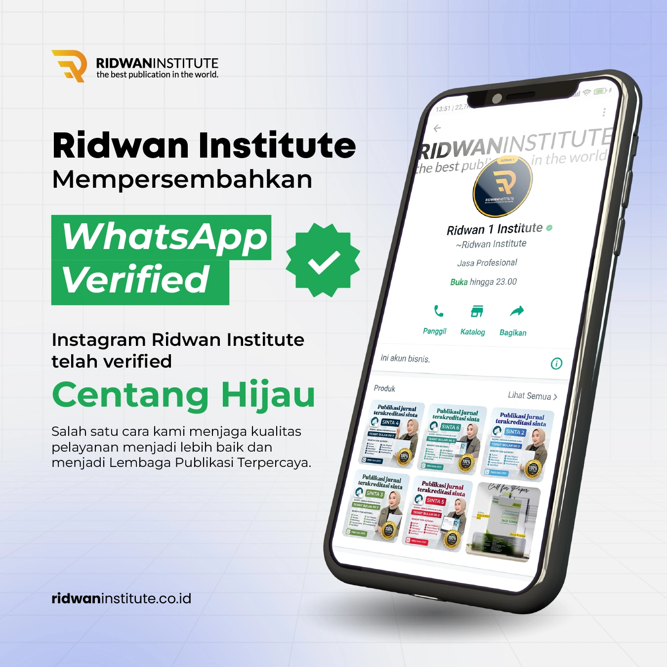 Ridwan Institute || Publikasi Jurnal Cepat